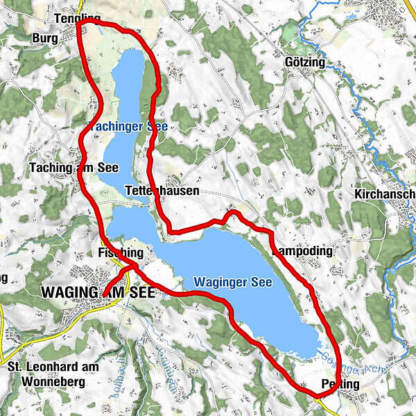 Waging am See - Bräukeller - Fisching - Taching am See - BERGFEX ...