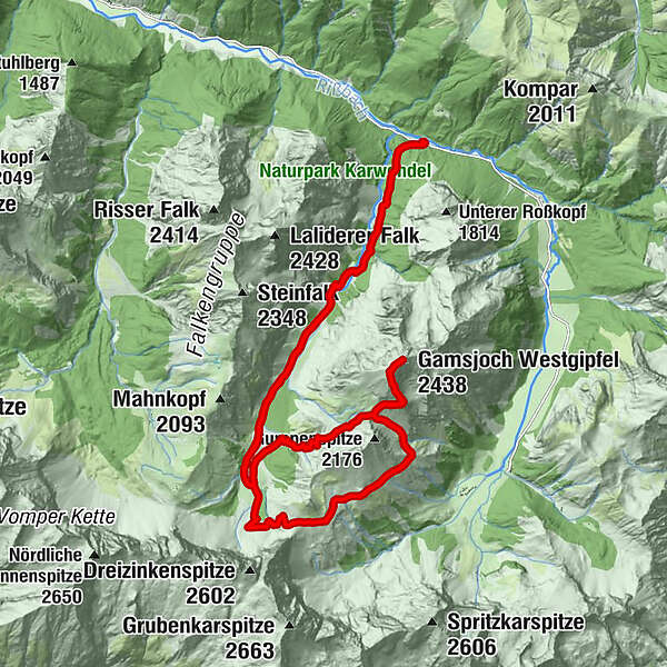 Marktgemeinde Vomp - Gamsjoch Westgipfel - Gumpenjöchl - Hohljoch ...