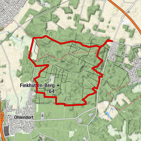 Seevetal - Ehlenberg - BERGFEX - Wanderung - Tour Niedersachsen