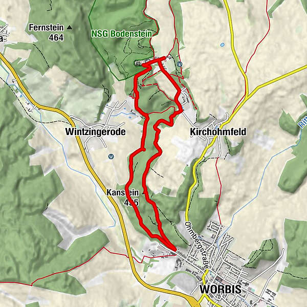 Gasthof Bodenstein - Worbis - Kanstein - Leinefelde-Worbis - BERGFEX ...