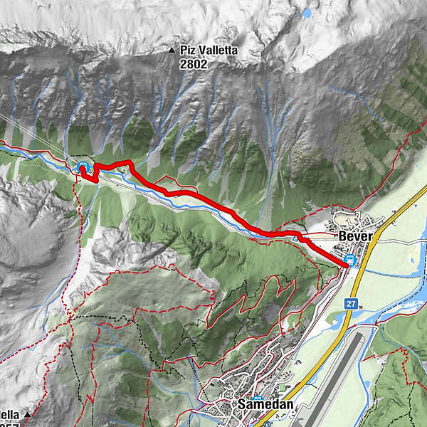 Bever-Spinas (Val Bever) - BERGFEX - Winterwandern - Tour Graubünden