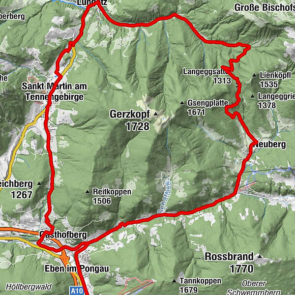 Eben im Pongau - Langeggsattel - Hauskapelle - Pfarrkirche St. Martin ...