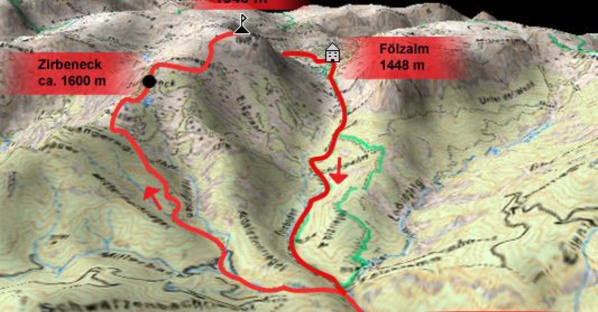 Aflenz-Kurort: Zirbeneck und Fölzstein - BERGFEX - Wanderung - Tour ...