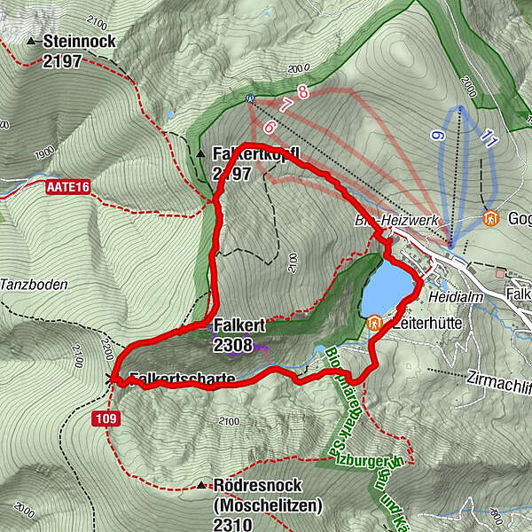 Bad Kleinkirchheim - Falkert - Halterhütte - Reichenau - BERGFEX ...