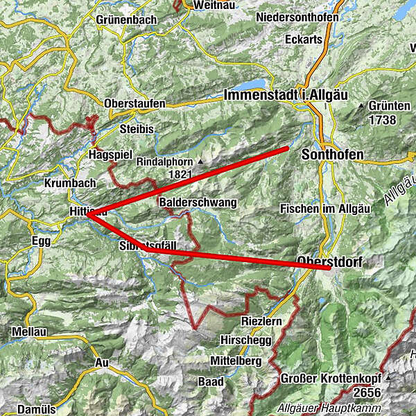 Gunzesried, Hittisau, Rohrmoostal, Gunzesried - BERGFEX - Wanderung ...