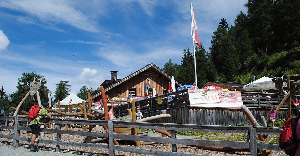 Zams - Zammer Alm / Schihütte Zams über Wiesensteig - BERGFEX ...
