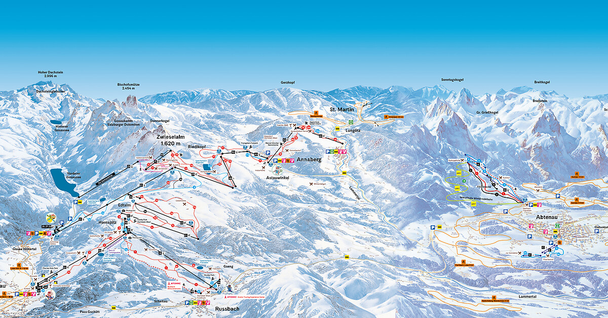 BERGFEX: Skigebied Annaberg / Lungötz / Dachstein West - Skivakantie ...