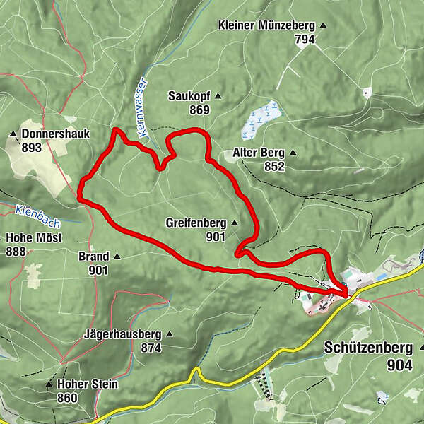 Rennsteig Rundwanderweg - BERGFEX - Wanderung - Tour Thüringen