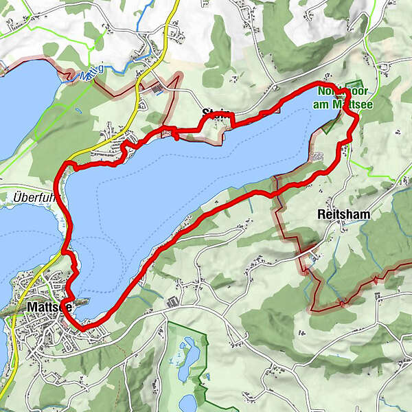 Rund um den Mattsee - BERGFEX - Wanderung - Tour Oberösterreich
