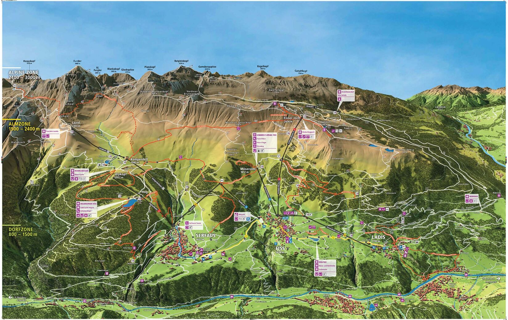 BERGFEX: Ski resort Serfaus - Fiss - Ladis - Skiing holiday Serfaus ...