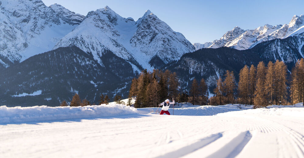 BERGFEX: Langlauf Engadin Scuol Zernez: Loipe Hochalpines Institut Ftan ...