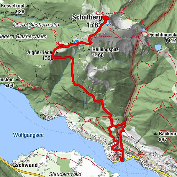 Schafbergbahn - Schafberg - Hotel Schafbergspitze - Himmelspforte ...