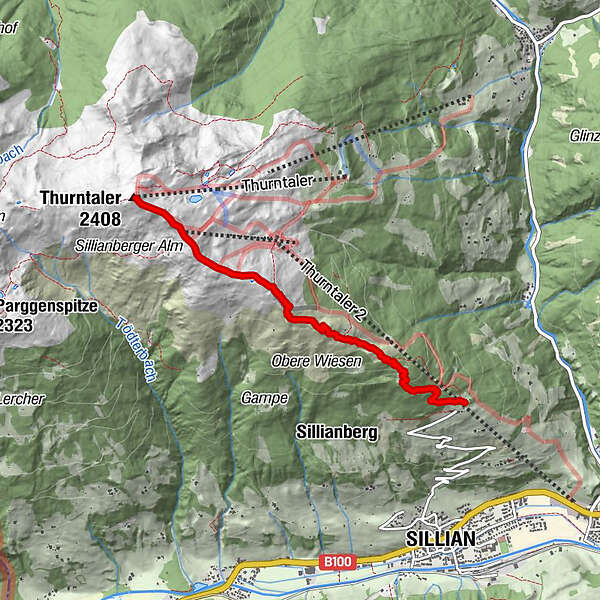 Thurntaler, Sillian, Österreich - BERGFEX - Skitour - Tour Tirol