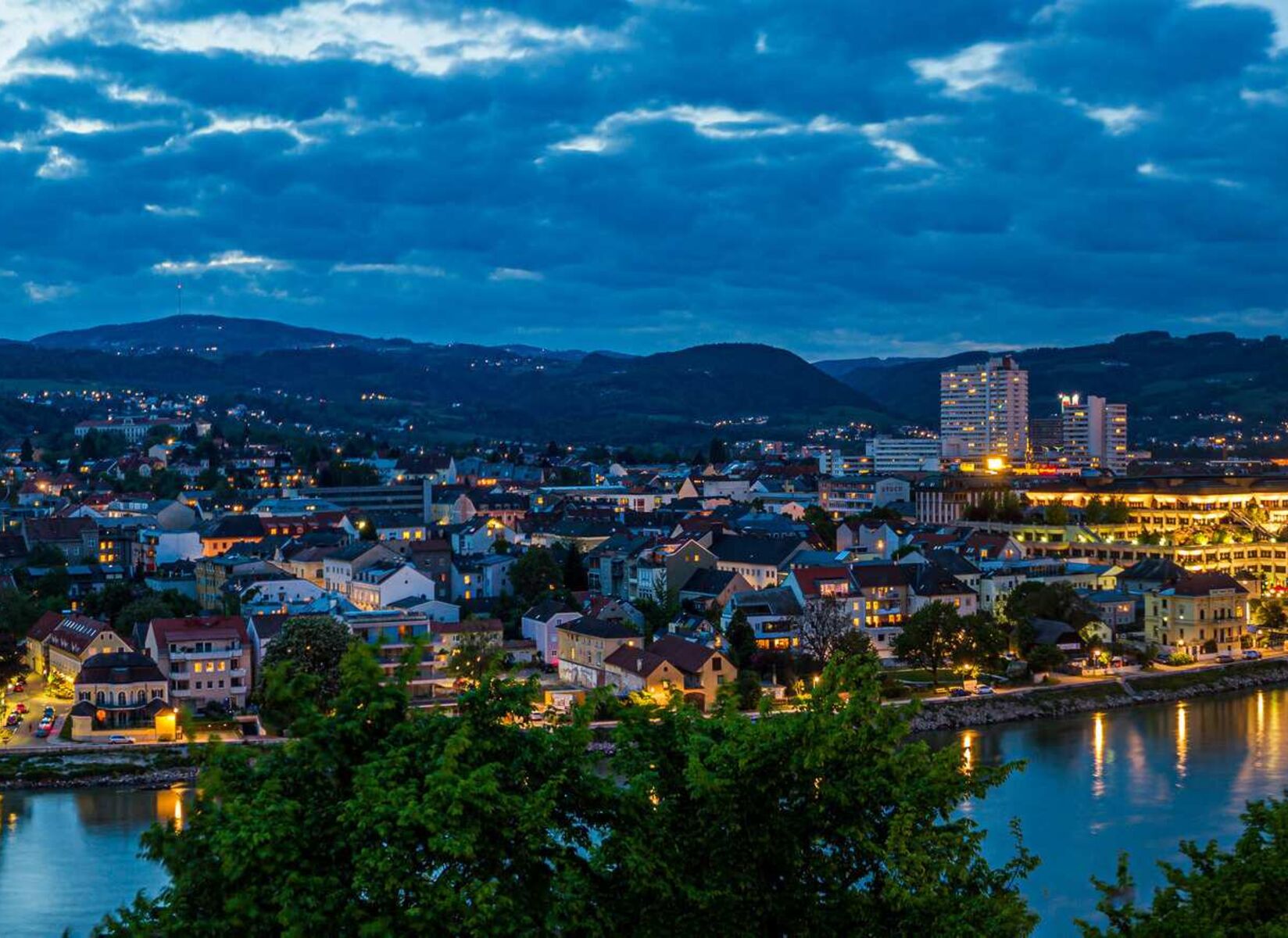 BERGFEX: Panoramakarte Linz & Region Linz: Karte Linz & Region Linz ...