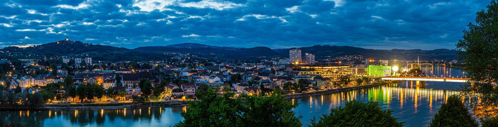 BERGFEX: Panoramakarte Linz & Region Linz: Karte Linz & Region Linz ...