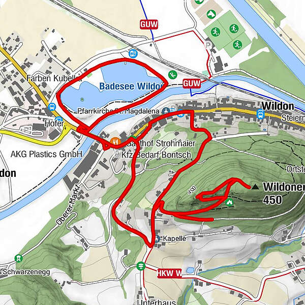 Gasthof Strohmaier - Wildoner Schloßberg - Wildon - BERGFEX - Wanderung ...