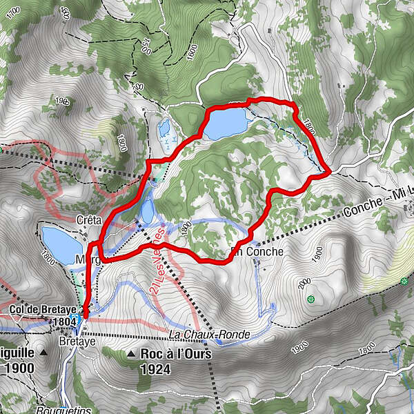 De Bretaye au Lac des Chavonnes via Vy Boveyre et Conche - BERGFEX ...