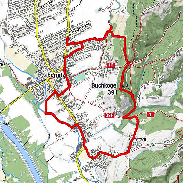Fernitz-Mellach - Buchkogel - Vorstadt - Fernitz - BERGFEX - Turistika ...