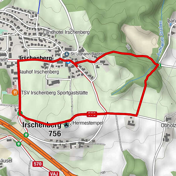 Irschenberg - TSV Irschenberg Sportgaststätte - BERGFEX - Wanderung ...