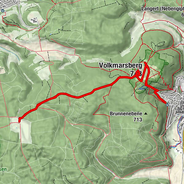 Oberkochen - Volkmarsberghütte - Aalen - Volkmarsberg - BERGFEX ...