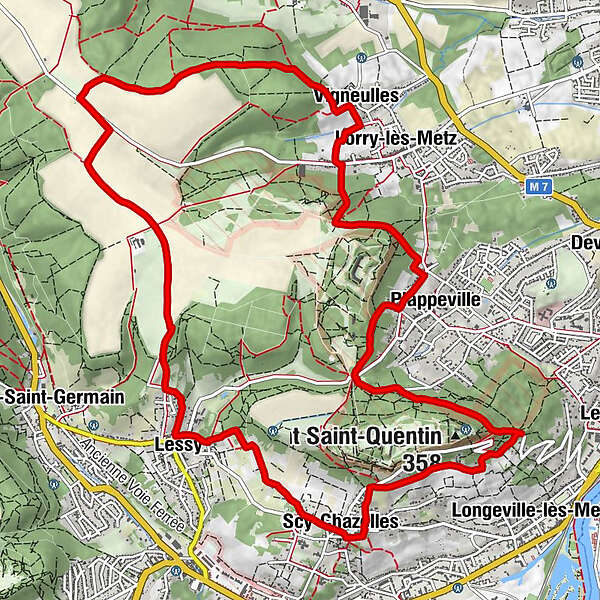 Église Saint-Rémy - Butte Charles Quint - Col de Lessy - Chapelle ...