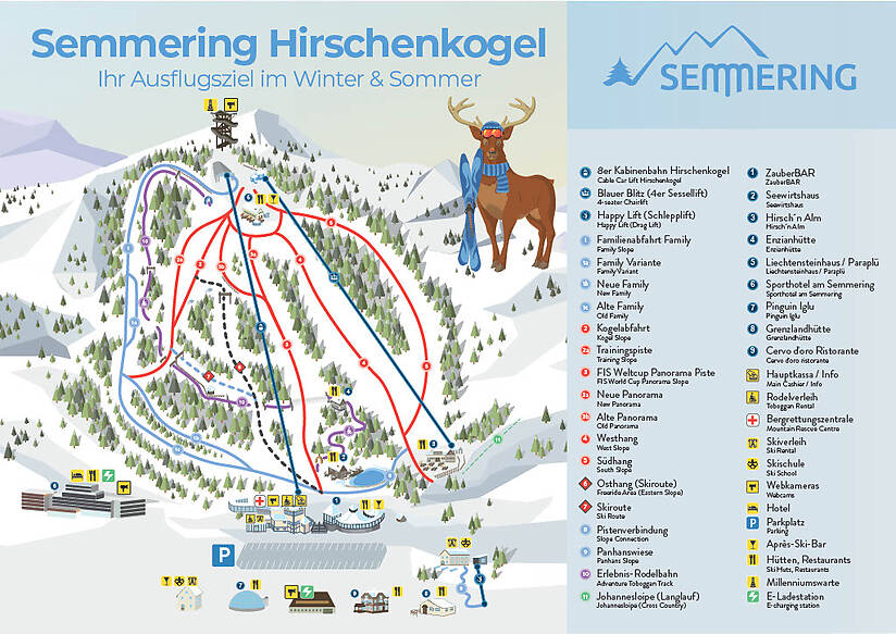 BERGFEX: Station de ski Semmering Hirschenkogel - Vacances de ski ...
