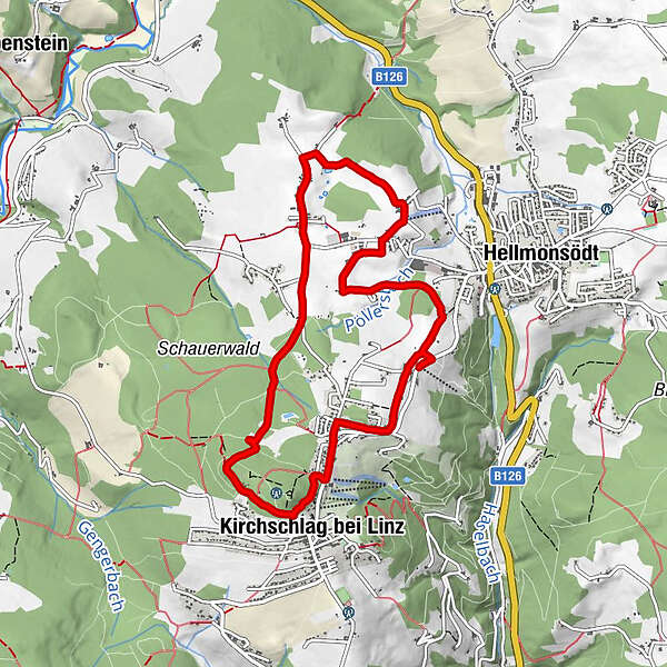 Kirchschlag bei Linz - Breitenstein - Davidschlag - BERGFEX - Wanderung - Tour Oberösterreich