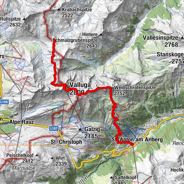 Lechtaler Höhenweg - Etappe 6 - Stuttgarder Hütte - St. Anton am ...