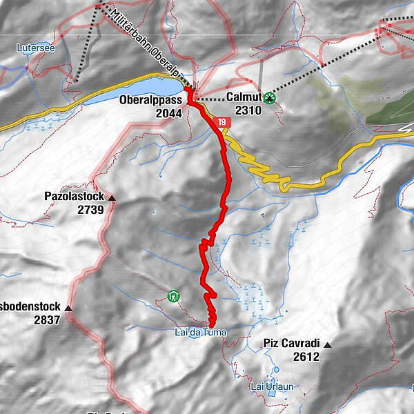 Rheinquelle - Tomasee - BERGFEX - Wanderung - Tour Graubünden
