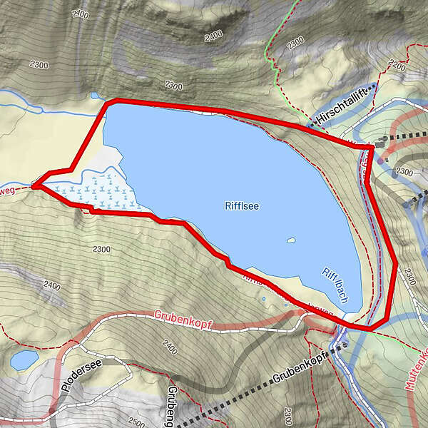 Rifflsee Rundwanderweg - BERGFEX - Randonnée - Parcours Tyrol