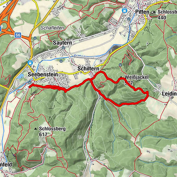 Zum Waldhaus - Seebenstein - Schiltern - Weißjackel - BERGFEX - Wanderung - Tour Niederösterreich