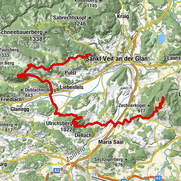 Vier-Berge-Lauf - BERGFEX - Wanderung - Tour Kärnten