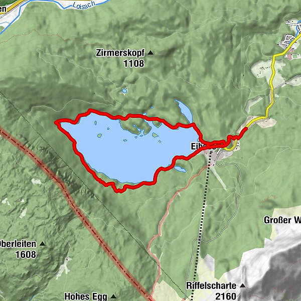 Eibsee - BERGFEX - Wanderung - Tour Bayern