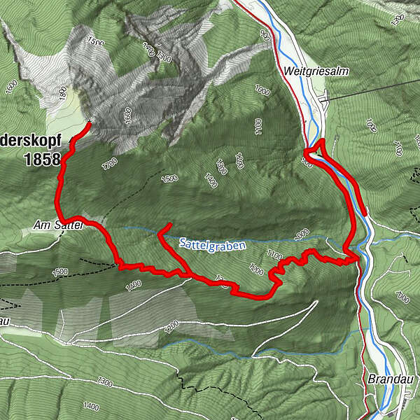 Marktgemeinde Vomp - Am Sattel - Vorderskopf - BERGFEX - Wanderung ...
