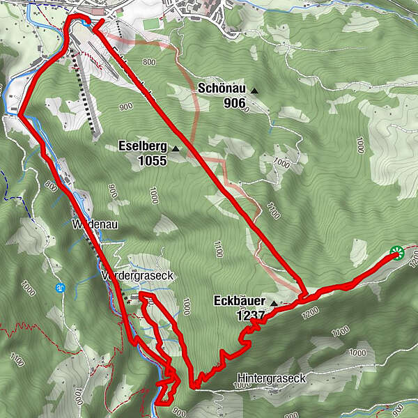 Partnachklamm - BERGFEX - Randonnée - Parcours Bavière