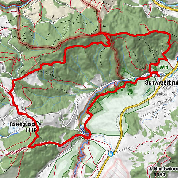Schwyzerbrugg - Wildspitz - Raten - Ratengütsch - BERGFEX - Wanderung ...
