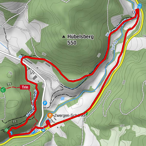 Rundwanderweg - "Trusetaler Wahrzeichen-Tour" - Thüringer Wald ...