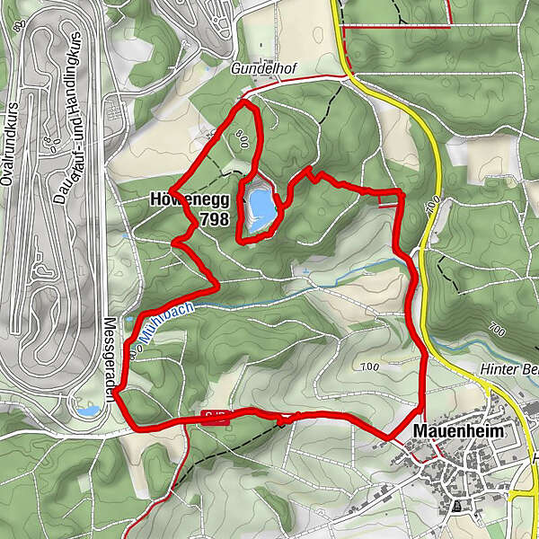 Vulkansee Höwenegg Rundweg - BERGFEX - Wanderung - Tour Baden-Württemberg