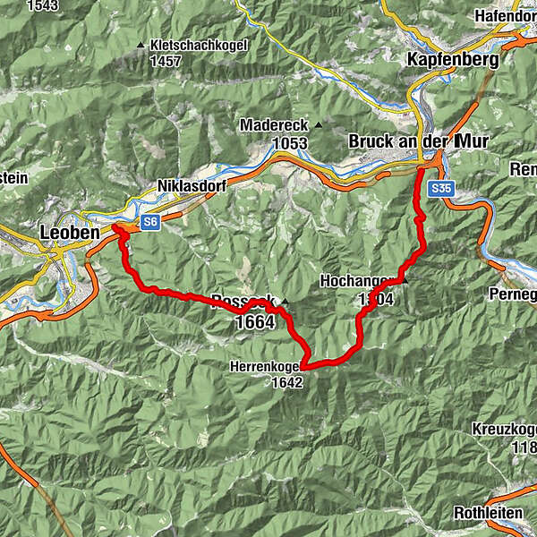 Weitental - Herrenkogel - Mugel - Leoben - BERGFEX - Wanderung - Tour ...