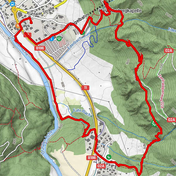 Oetz easy - BERGFEX - Wanderung - Tour Tirol