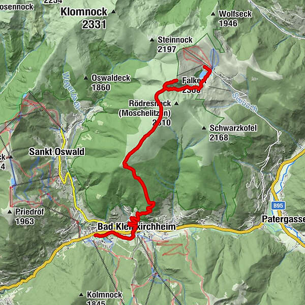 Nockberge-Trail: Wanderroute Etappe 5 - BERGFEX - Wanderung - Tour Kärnten