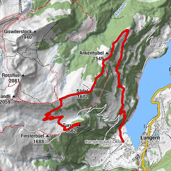 Bergstation Luftseilbahn Lungern-Turren - Turren - Sädel - Lungern ...