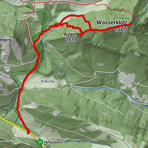 Astein und Wasserklotz von der Zickerreith am Hengstpass aus - BERGFEX ...