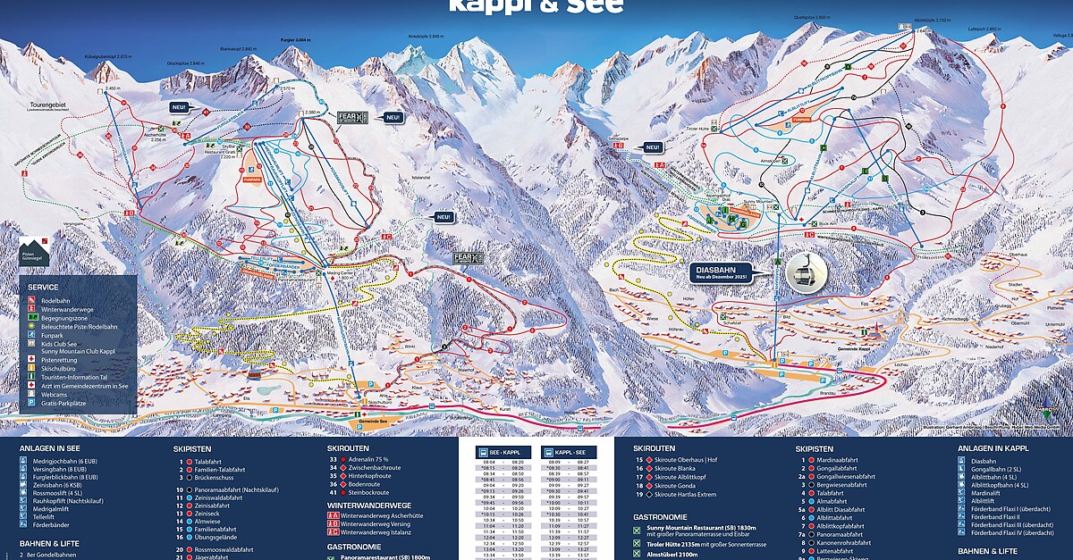 BERGFEX: Piste map See / Paznaun-Ischgl - Panoramic map See / Paznaun ...