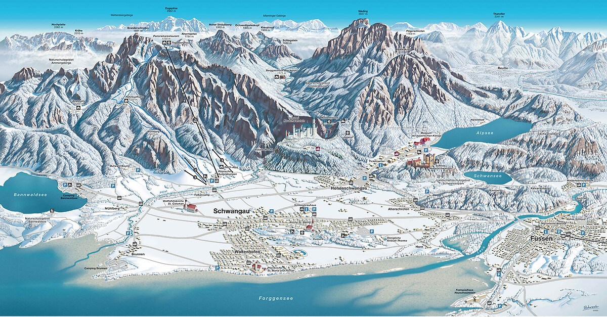 Prohlídky - BERGFEX - Schwangau - Zimní turistika Schwangau