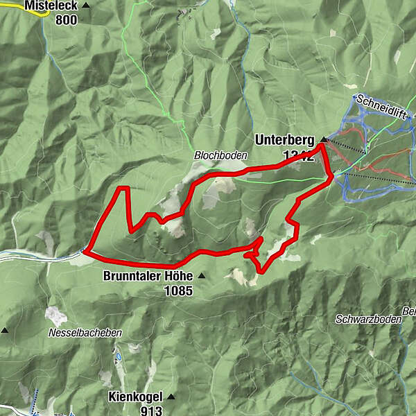 Unterberg - BERGFEX - Wanderung - Tour Niederösterreich