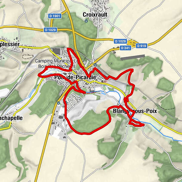 Les Hauts de Poix - BERGFEX - Wanderung - Tour Hauts-de-France