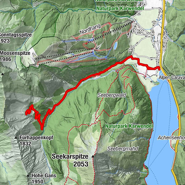 Achenkirch - Oberautal - Schrambachalm - Kaserstattalm - Achenkirch ...