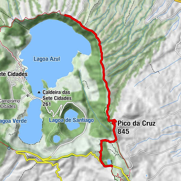 Santa Bárbara - Pico da Cruz - BERGFEX - Wanderung - Tour Azoren