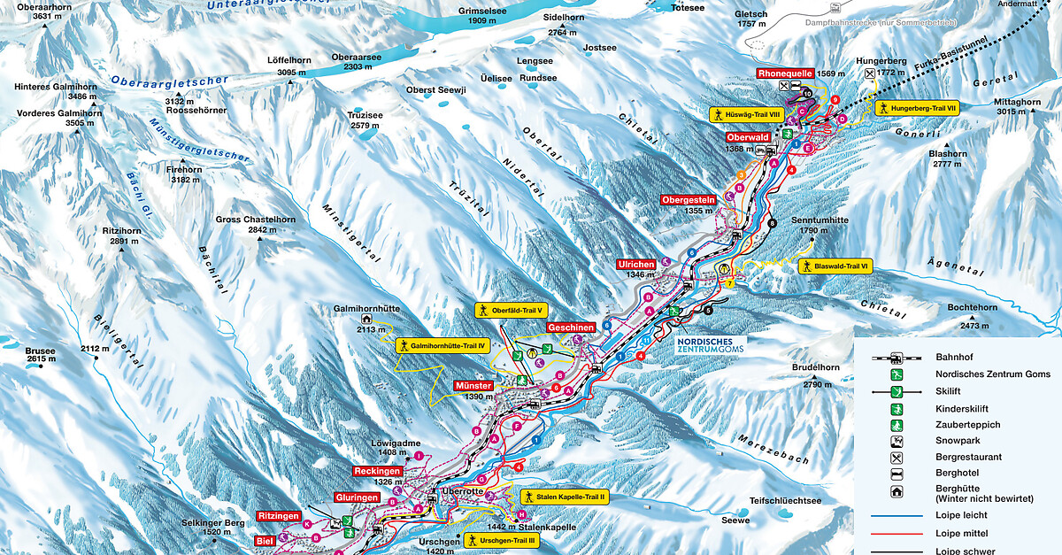 bergfex - Webcam Obergesteln: Webcam Goms / Obergoms - Cam